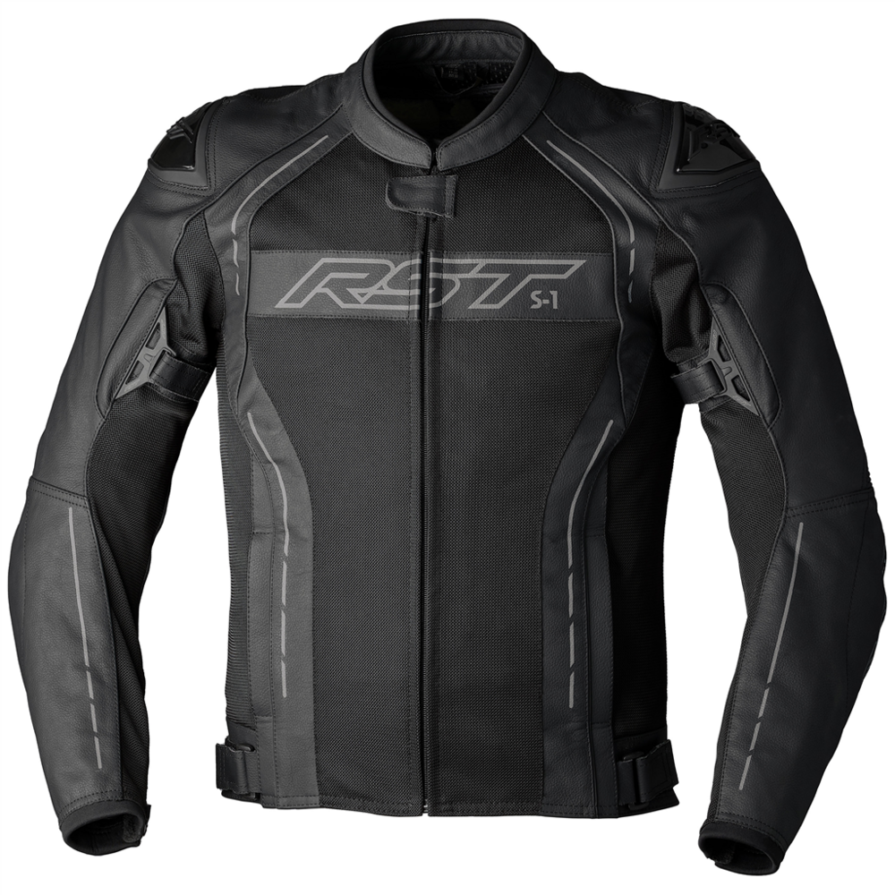 RST S1 Mesh CE Leather Jacket Black/Black FREE Delivery, FREE Returns